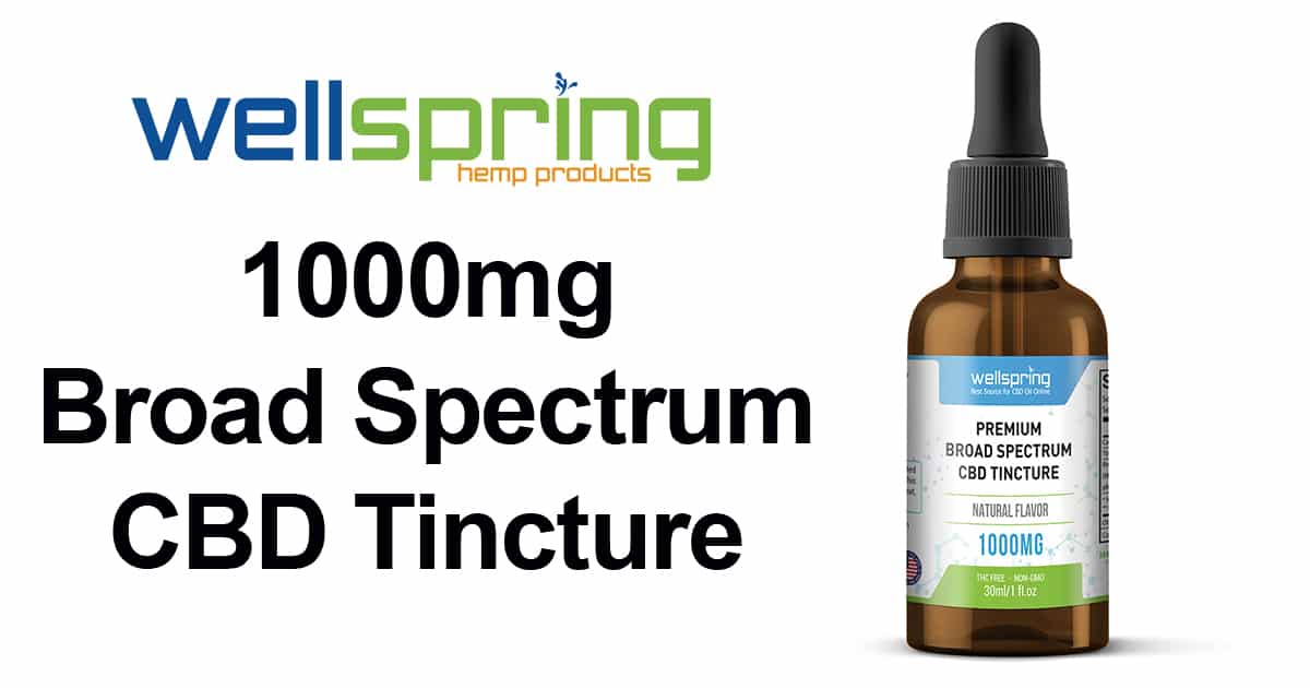 »3000mg Broad Spectrum CBD Oil Tincture Free Shipping!